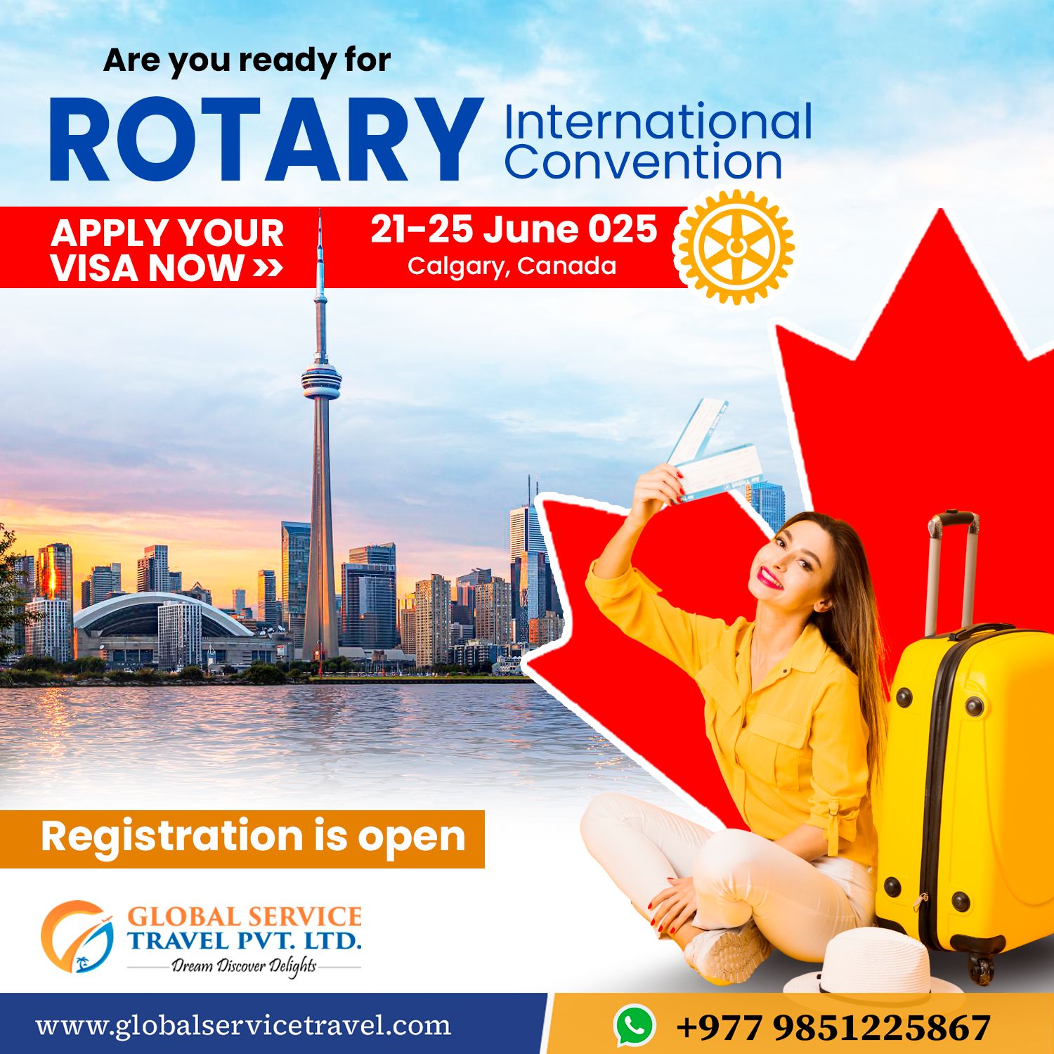 Rotary International Convention 2025, CALGARY, CANADA – Global Service ...